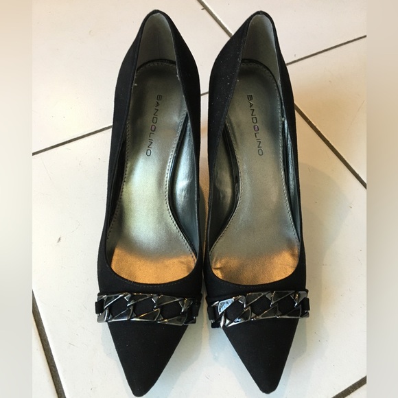 Bandolino | Shoes | Bandolino Peau De Soie Buckle Accent Heels | Poshmark